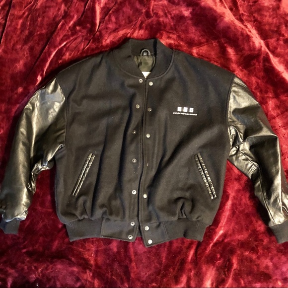 Burk’s Bay | Jackets & Coats | Burks Bay 0 Leather Wool Varsity Jacket ...